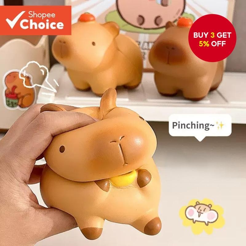 Cute Capybara Decompression Toy EVA Slow Rebound Squeeze Toy Stress ...
