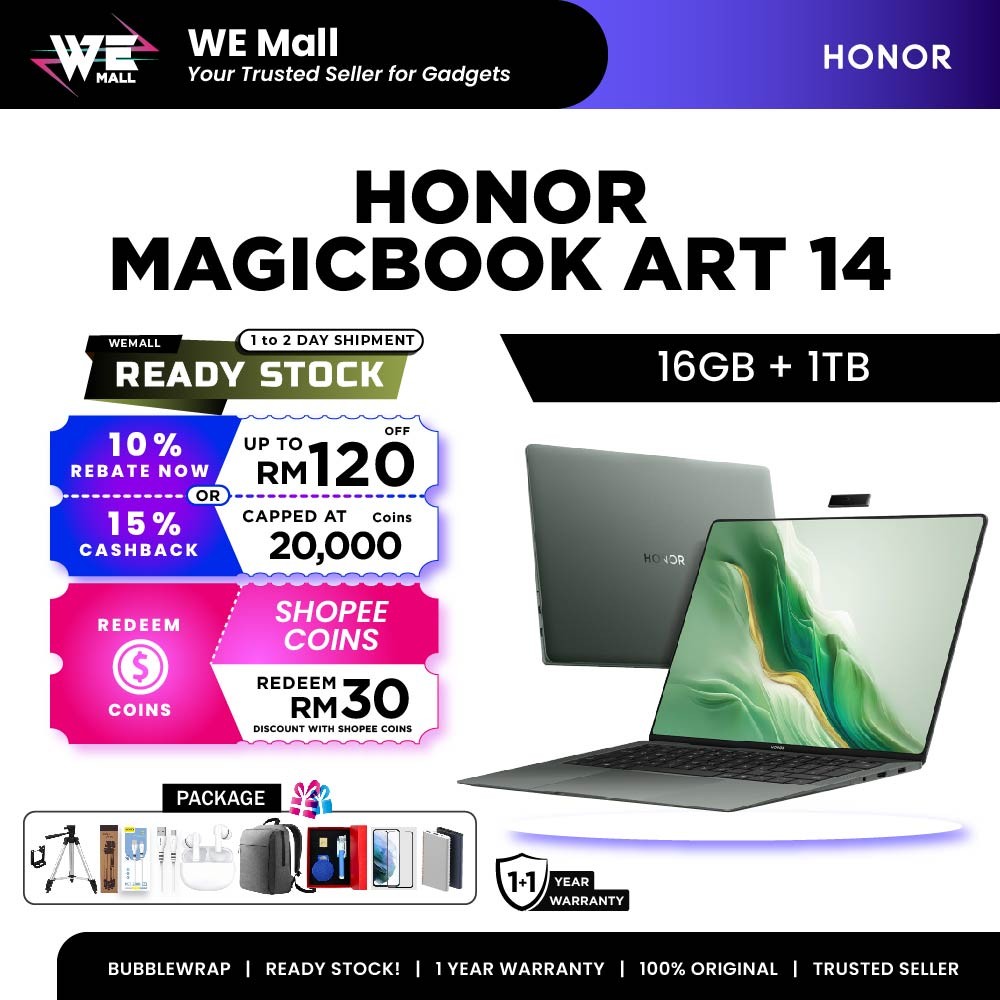 HONOR Magicbook Art 14 [16GB RAM 1TB SSD] / HONOR Magicbook 14 ...