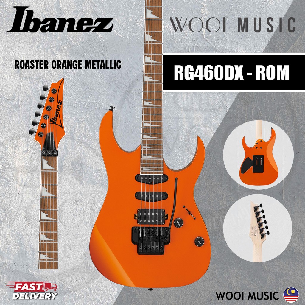Ibanez RG Series RG460DX ROM HSS Electric Guitar - Roadster Orange ...