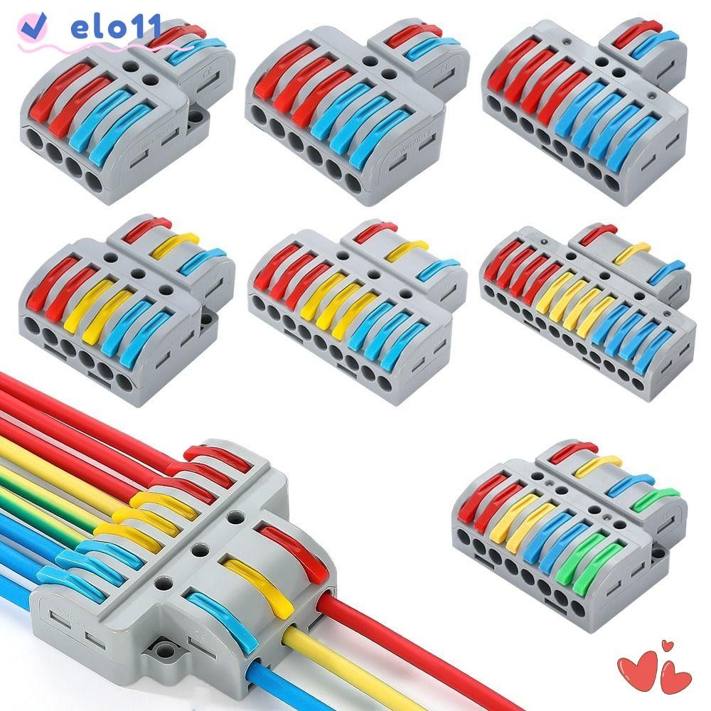 ELO Wire Connector, Universal Compact Mini Quick Terminal Block, Quick ...