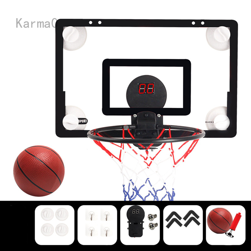 1 Set Portable Wall Mounted Indoor Basketball Hoop With Score Counter ...