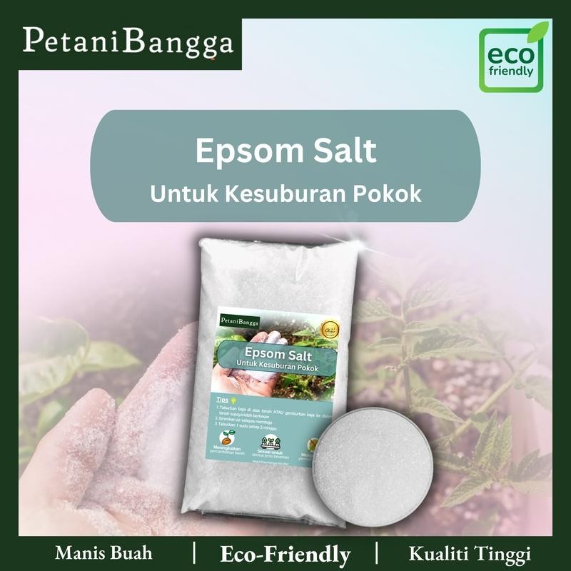 2kg Baja Garam Epsom Salt | Baja Garam Khas untuk Tanaman | Magnesium ...