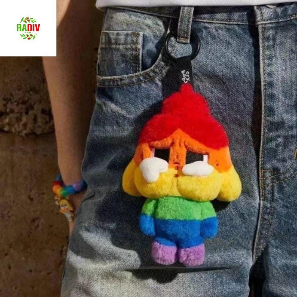 RADIV Rainbow Crybaby Plush Keychain, The Powerpuff Girls Crying Girl ...