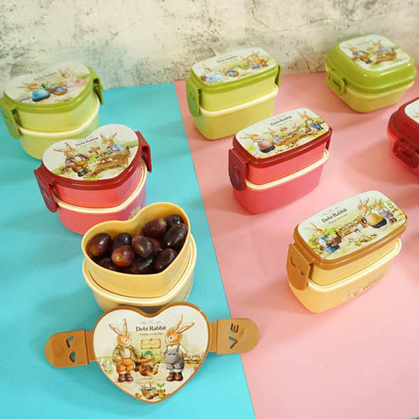 lunch box kuromi lunch box set lunch box bear Kartun gaya Jepun kanak ...
