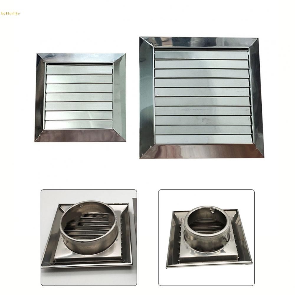 Louvre 100/150mm External Wall Rain Cap For Outdoor Exterior Walls High ...