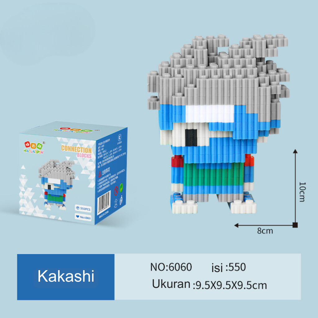 Naruto Series 3D Mini Nano Blocks Toys, Stacking Block Toys, DIY ...