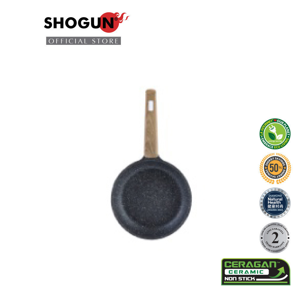 Shogun Granite Plus Ceragan Ceramic 14cm Non-stick Eggpan, 0.3L (Non-IH) | Shopee Malaysia