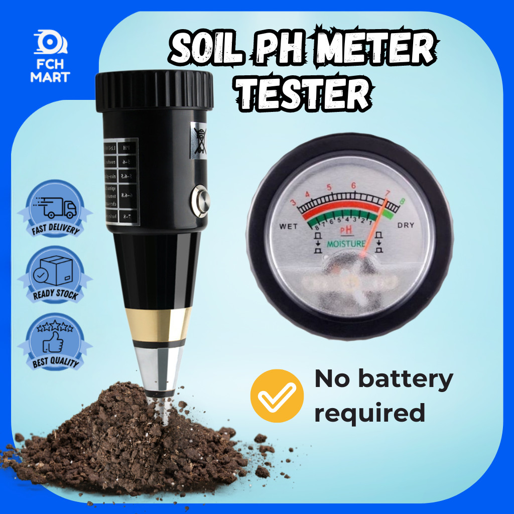 Ph Instrument For Garden Farm Soil Ph Meter Tester Kits Hygrometer ...