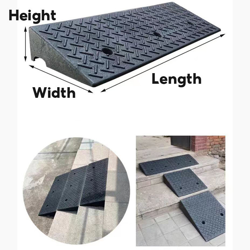 Rubber Ramp Board step pads slope pads threshold ramp plate road curb ...
