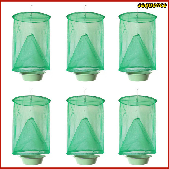 Se Folding Ranch Fly Trap Net Pack Of 6 Outdoor Hanging Reusable ...