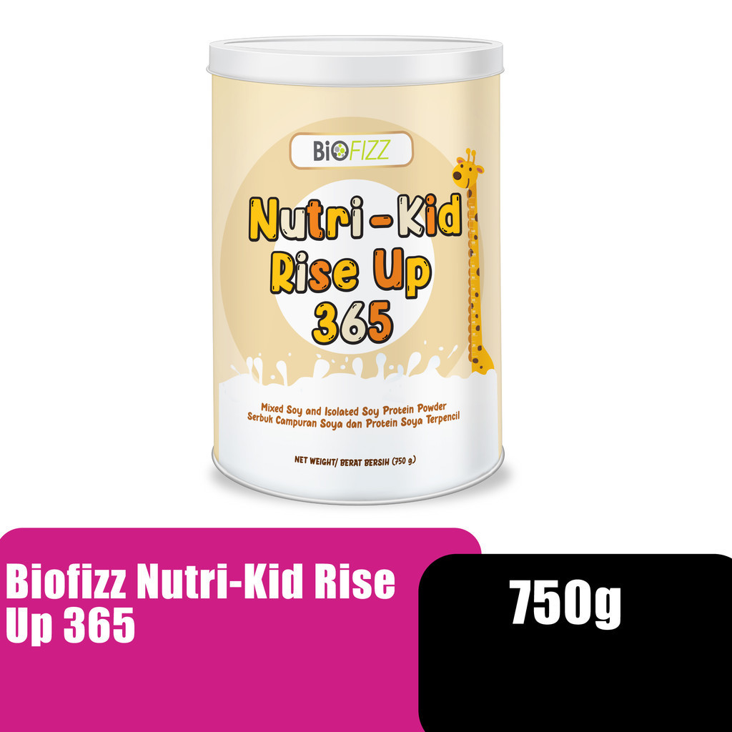 BioFizz Nutri-Kid Rise Up 365 - Lactose-Free Protein, Soy Powder, Soya ...