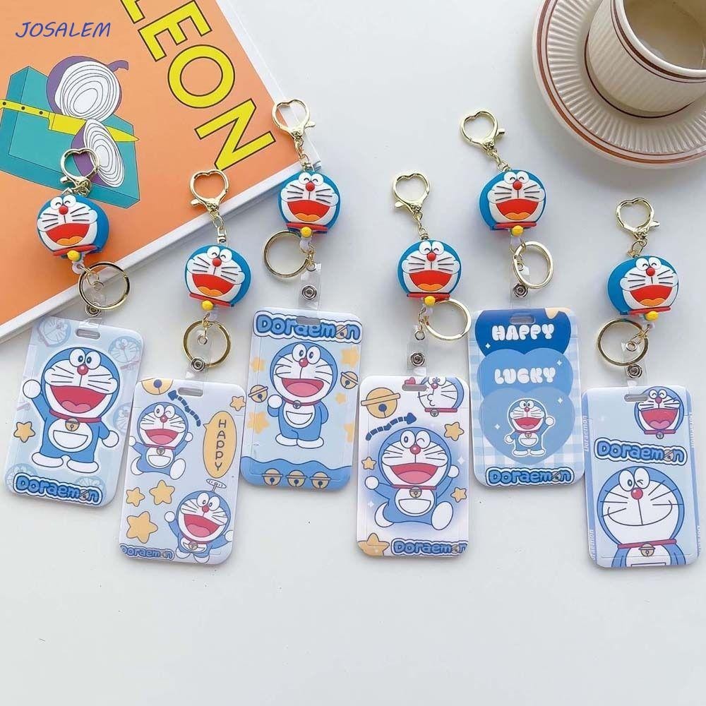 JOSALEM Doraemon Card Holder, Anime Doraemon Retractable Doraemon ...