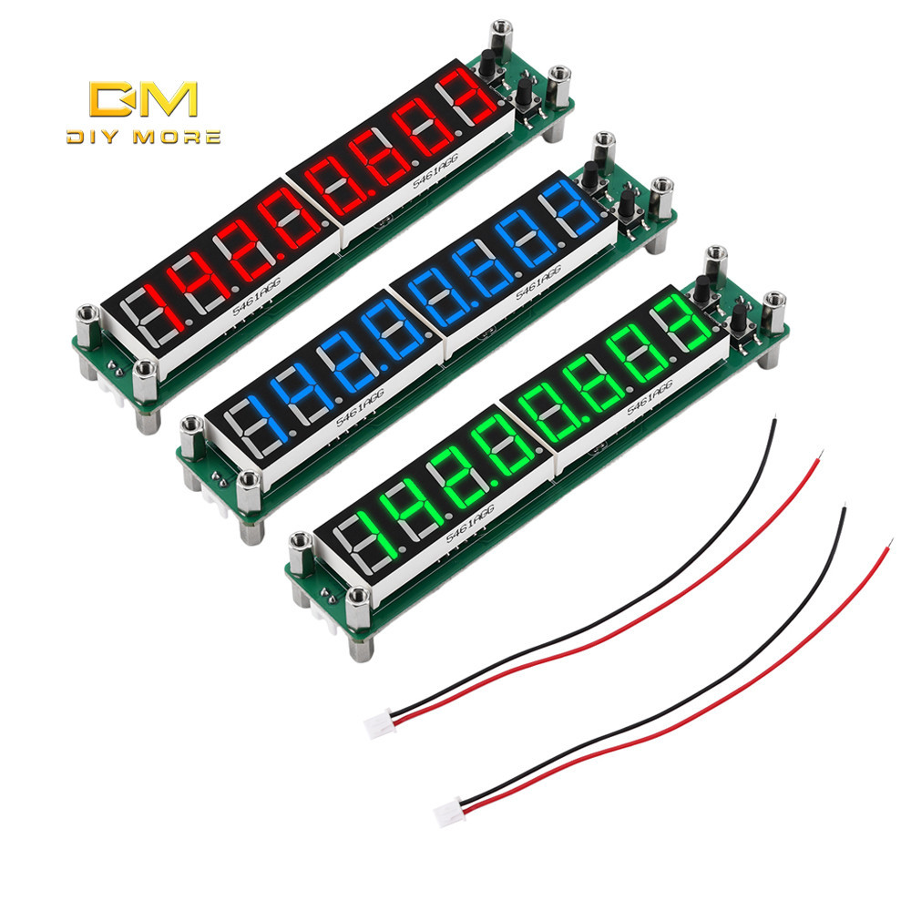 DIYMORE 8 bit RF Signal Frequency Counter LED Display Frequency Module ...
