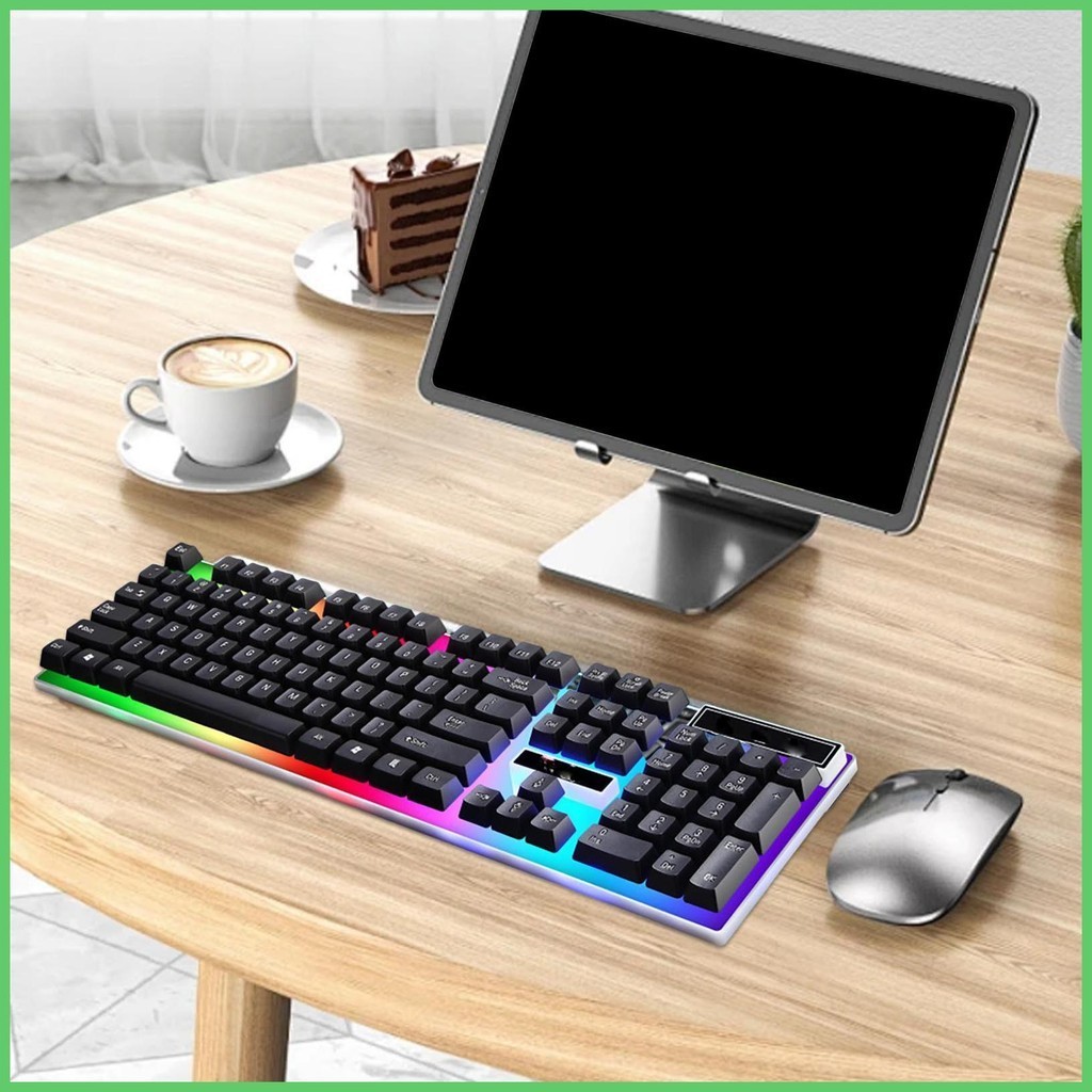 Black Mechanical Keyboard Wired Compact Game Keyboard Floating ...