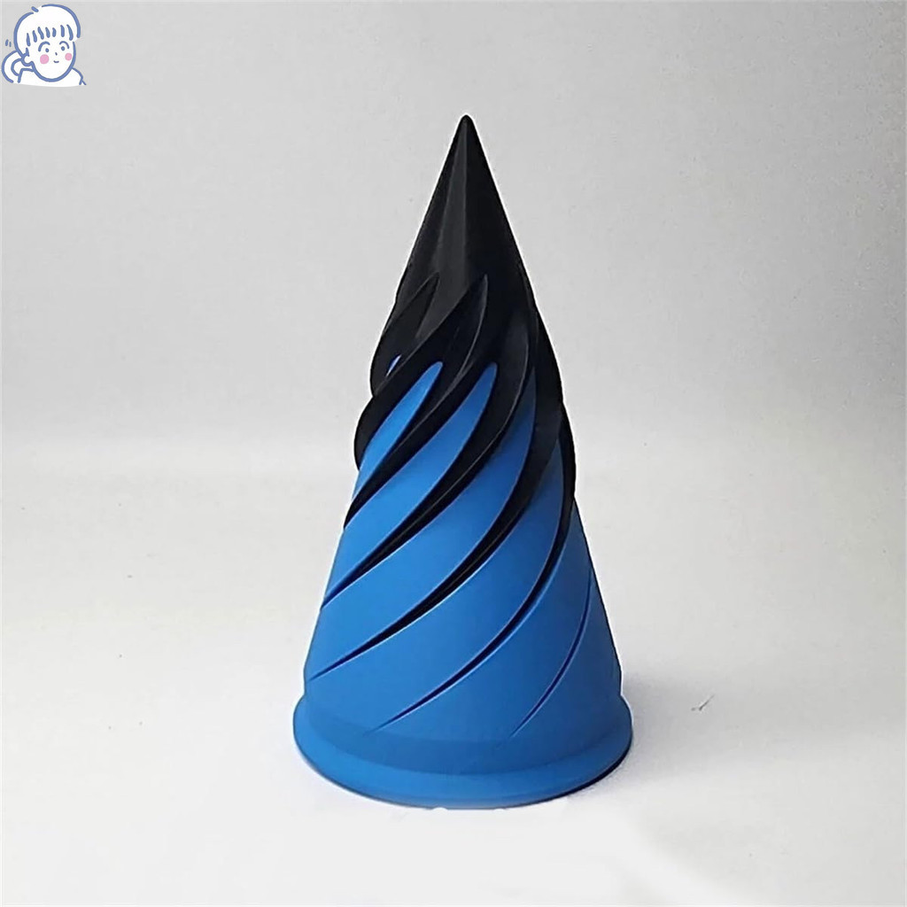 Impossible Pyramid Channel Sculpture, Spiral Screw Violin Toy, Spiral ...