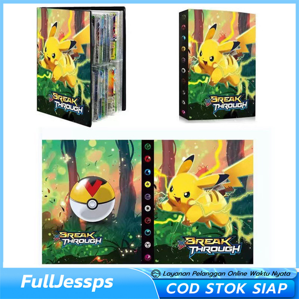 Pokemon Cards Pikachu Album Pokemon Album Book Collection Storage 240 ...