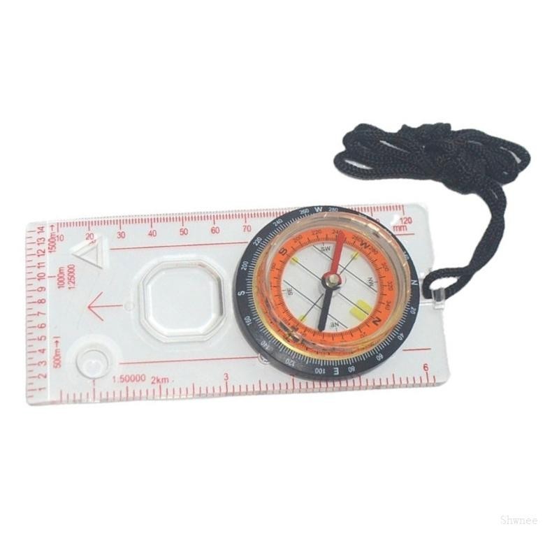 Shwnee Survival Navigation Baseplate Map Compasses with Scale ...