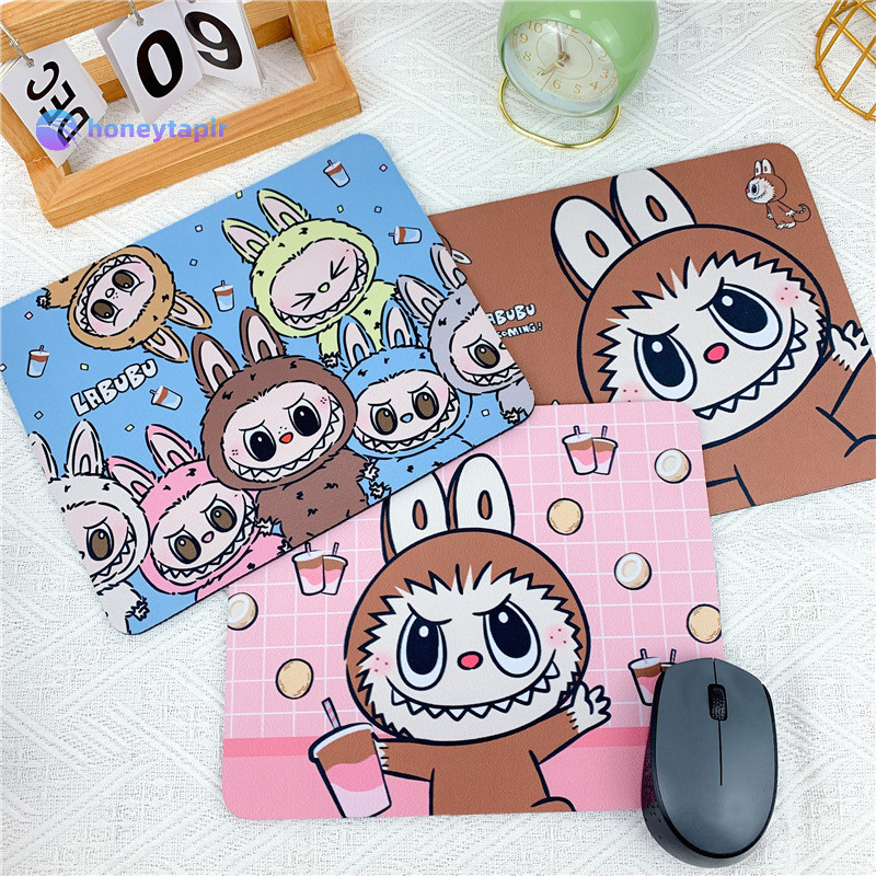 honeytapir New Labubu Mouse Pad Anime Cartoon Funny Thick Desktop ...