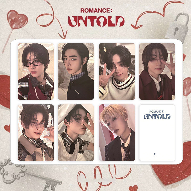 1-7pcs EN ROMANCE UNTOLD Lomo Card MANIFESTO: DAY 1 Photocards MEMORABILIA DIMENSION：ANSWER ...