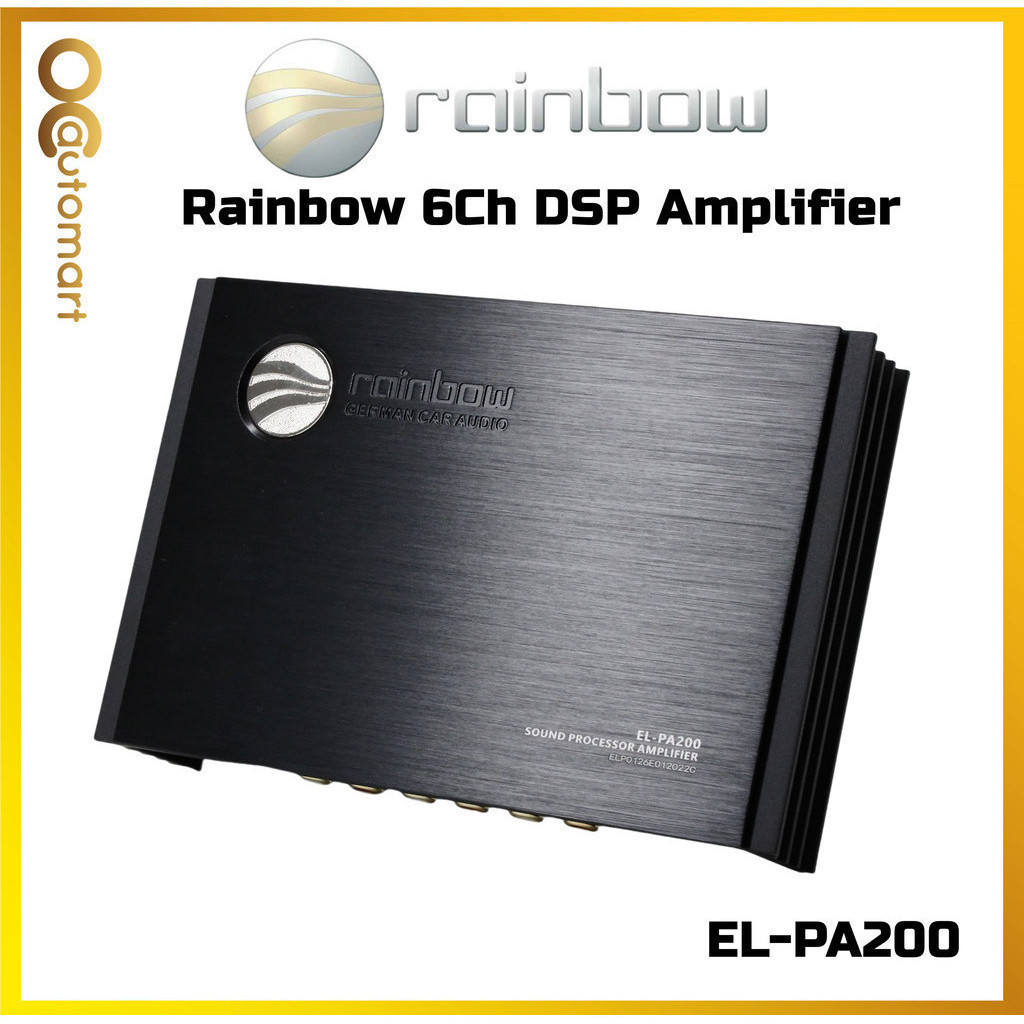 Rainbow Audio 6Ch Car DSP Amplifier Digital Signal Processor With 4Ch ...