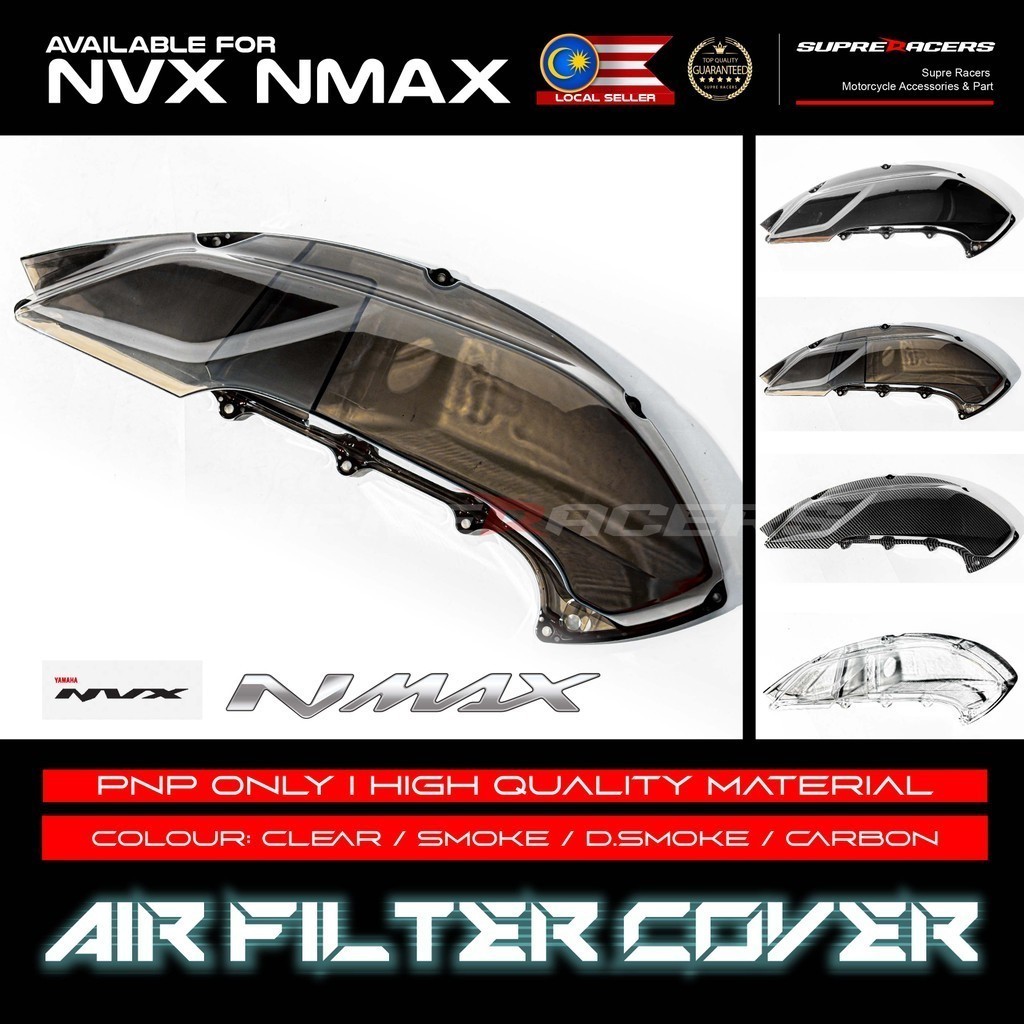 NVX Air Cleaner Cover I Air Filter Cover Airbox Cover NEW Transparent ...