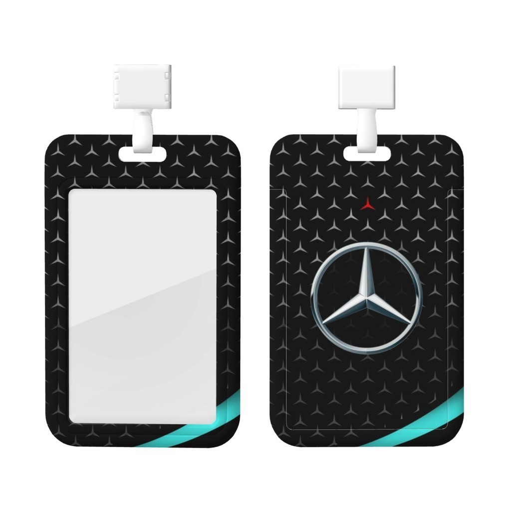 Mercedes Benz ID Card Badge Holder Badge Lanyard Cartoon Anime Card ...