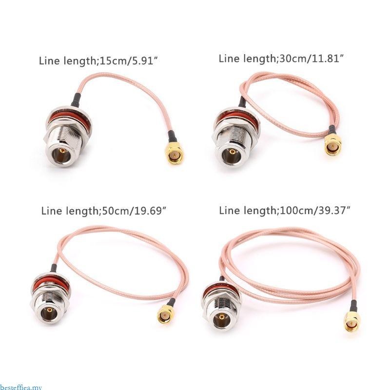 beste N Female Bulkhead To SMA Male Plug RG316 Pigtail Cable RF Coaxial ...