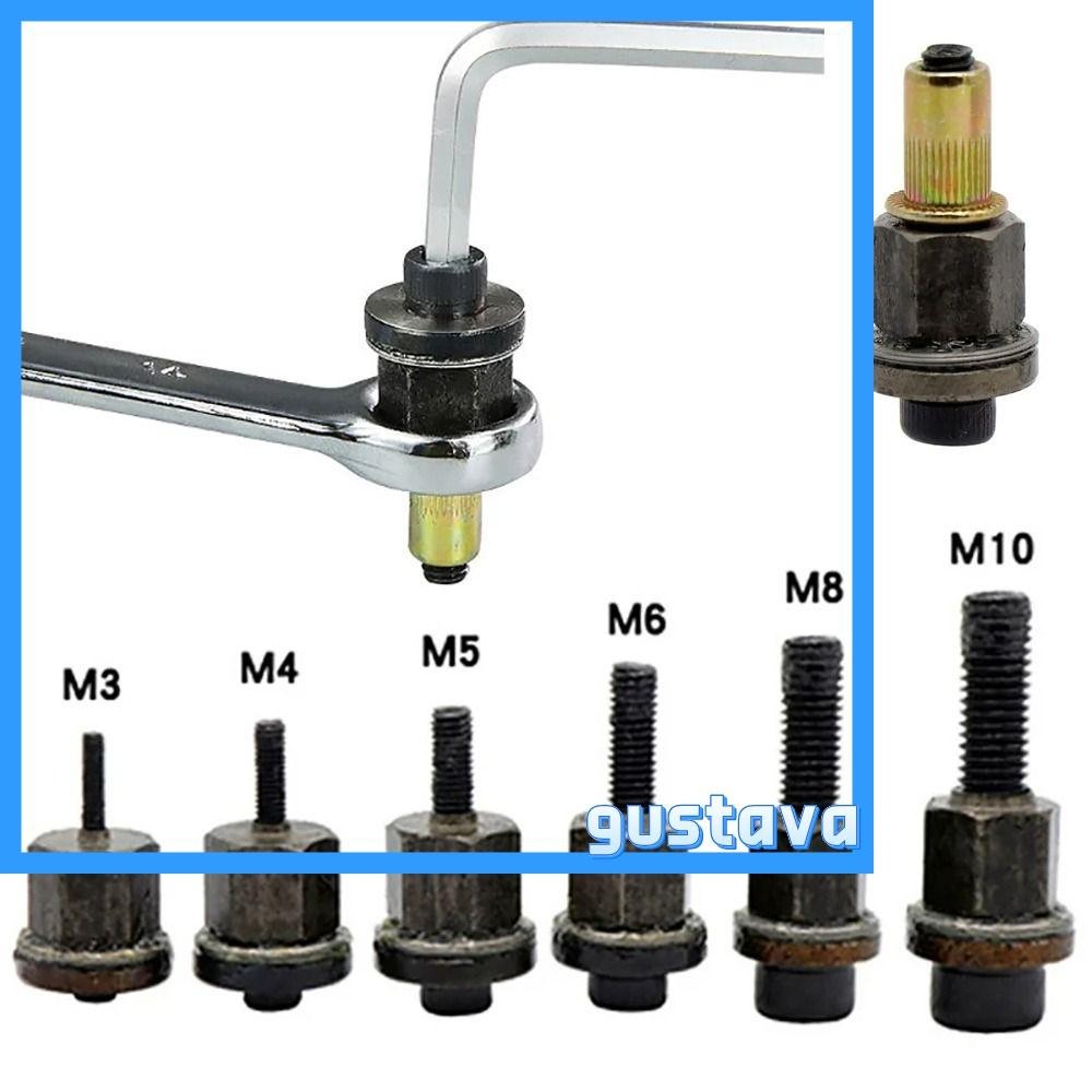 GUSTAVA 1Pcs Hand Rivet Nut, Mandrel Staple Easy Installation Manual ...
