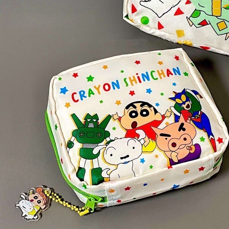 Crayon Shin-Chan Portable Storage Bag for Sanitary Napkin Pads Cartoon ...