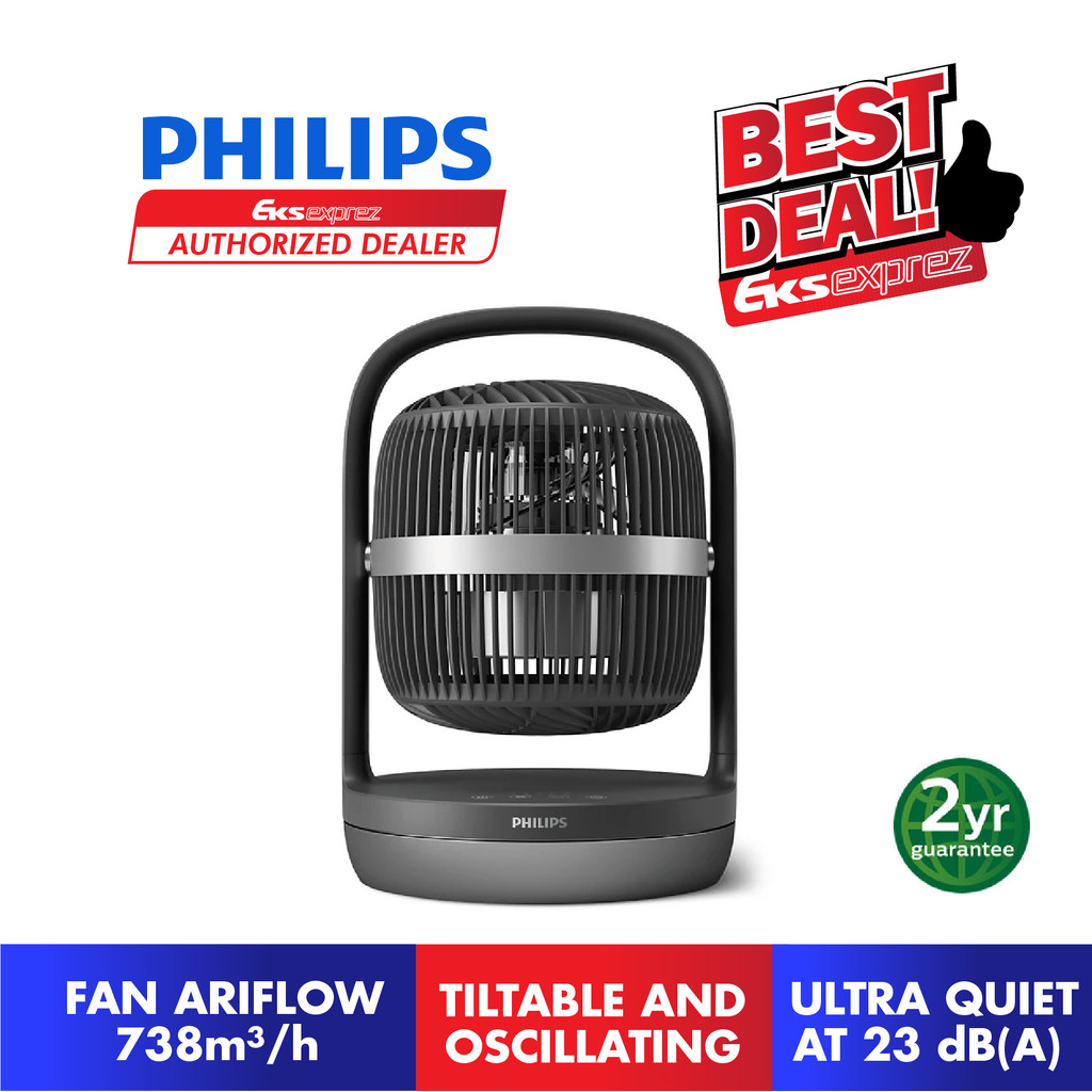 Philips Table Fan 3000/2000 series CX3050/01 CX2050/00 (Black /White ...