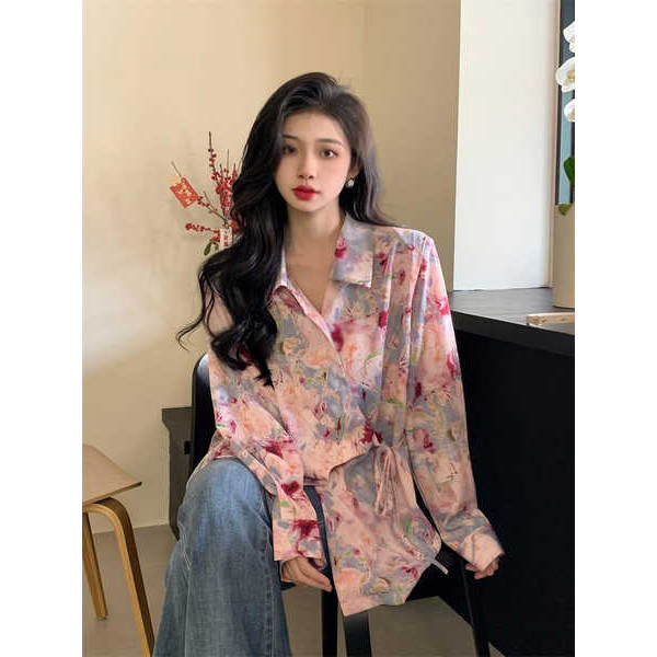 blouse blouse women korean style Baju bunga wanita bersaiz besar ...