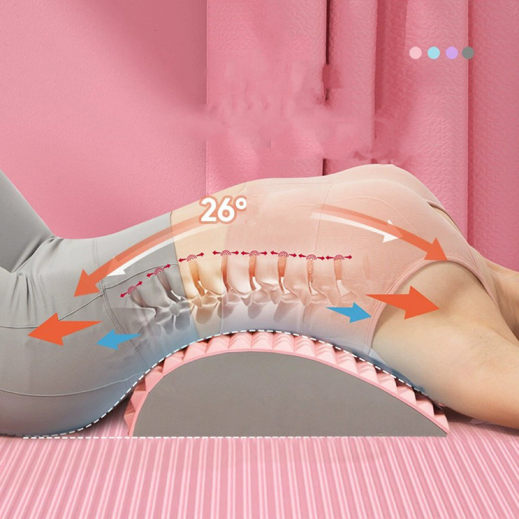 Lumbar Spine Reliever Lumbar Stretcher Massage Relaxation Yoga Mat ...