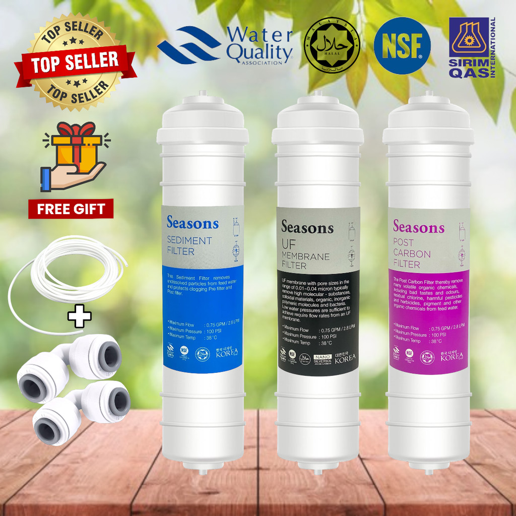 Seasons 10" Korean UF Water Filter Halal Water Dispenser Filter ...