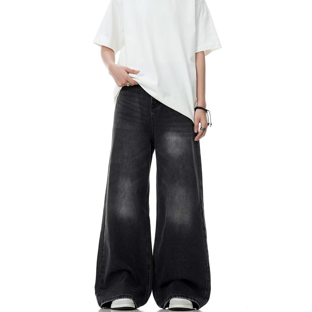 Local DeliveryCOD Seluar Jeans Lelaki Men Harem Jeans baggy Jeans ...