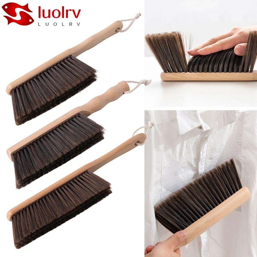 LUOLRV Wooden Handle Bed Sweeping Wood Natural Carpet Sweeper | Shopee ...