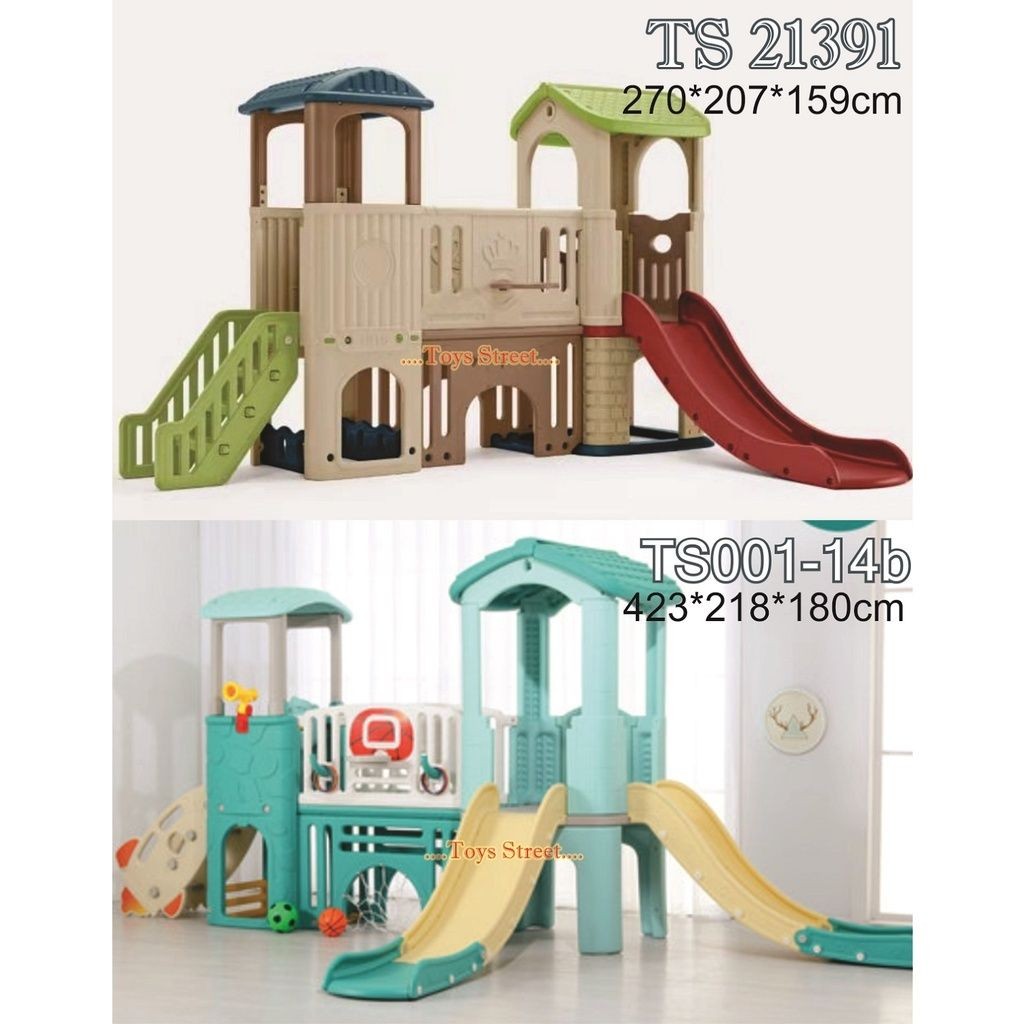 (TS21391 TS001-14B) KINDERGARTEN DELUXE CENTRE PLAYGROUND TUNNEL HOUSE ...