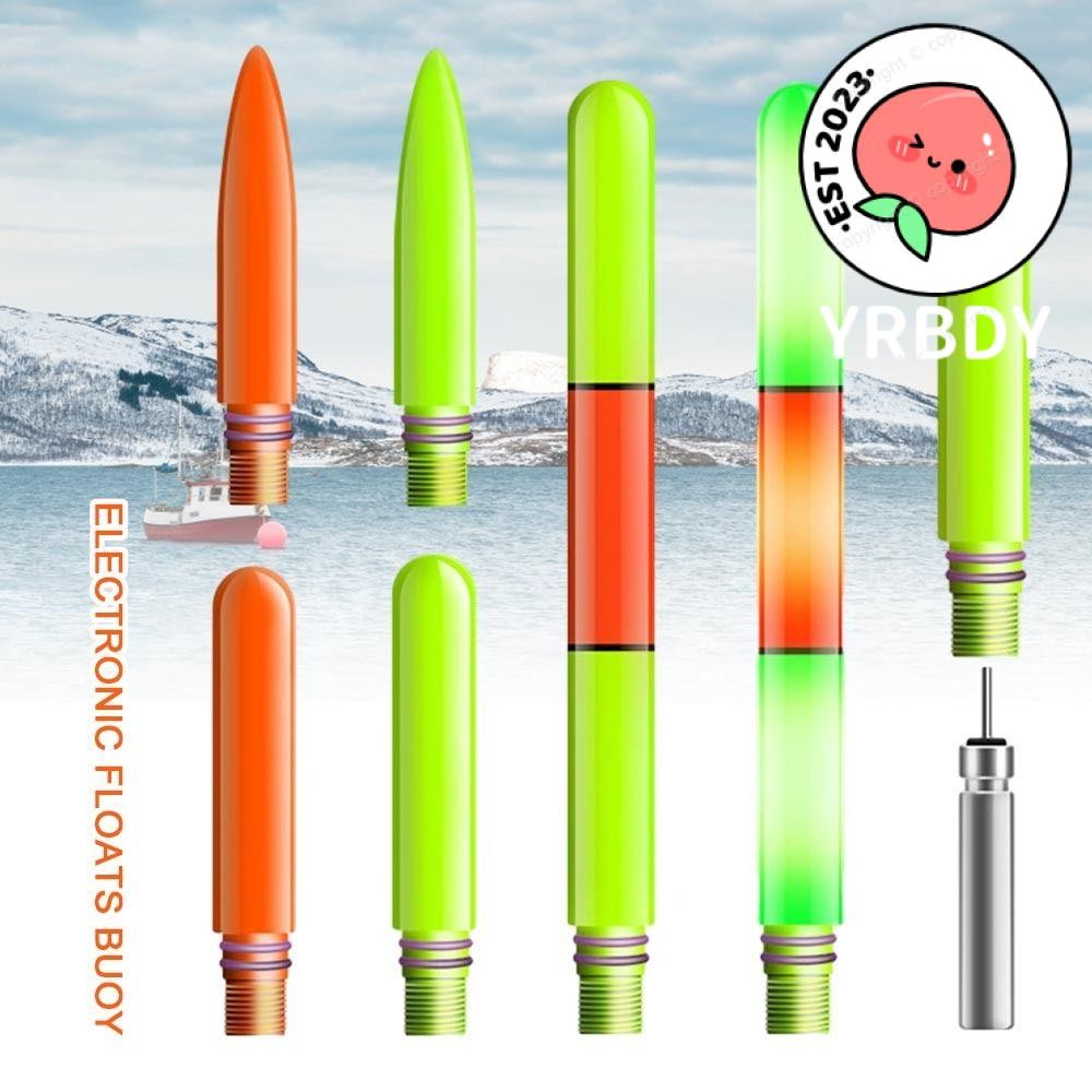 YRBWDYZDH 1pc LED Fishing Smart Float Top, Super Bright Sensor Color ...