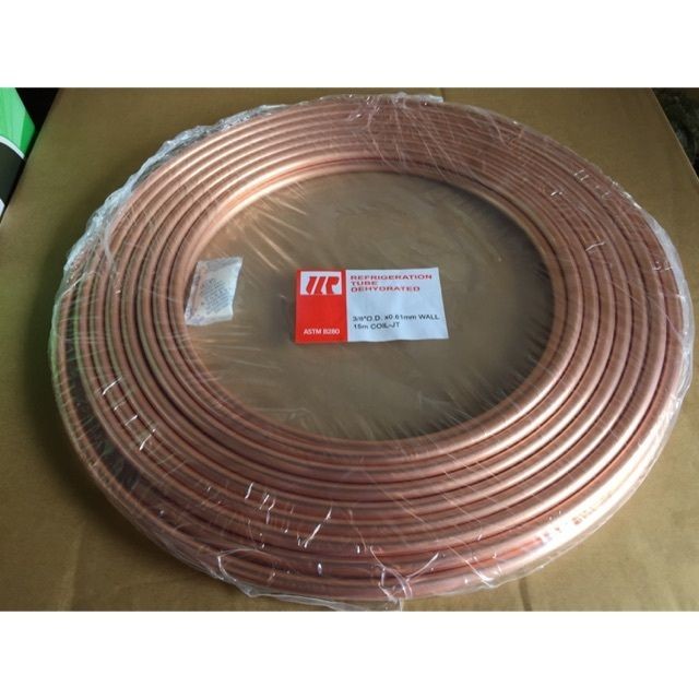 *Ready Stock*3/8” UR / MetTube Copper Tube 15 Meter (TK 0.61~1.22mm) Aircon Daikin Acson Daikin ...