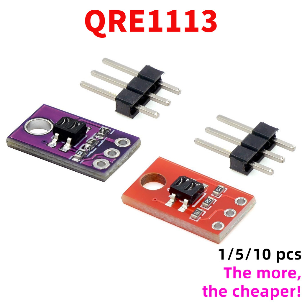 10pcs/2pcs QRE1113 IR LED Infrared Reflection Sensor Module Capacitor ...