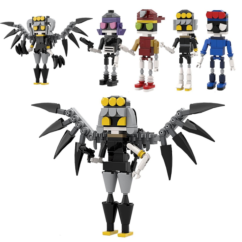 Murder Drones Building Blocks Toy MurderDrones Character UZI Blocks ...