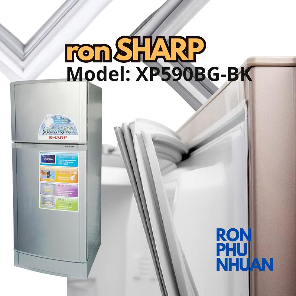 The seal of the Sharp refrigerator door model SJ- XP 590 BG - BK ...