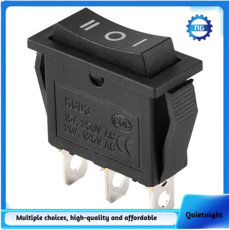 [Quietnight.my]AC15A/250V 20A/125V 3 Pin SPDT ON-OFF-ON 3 Position Snap ...