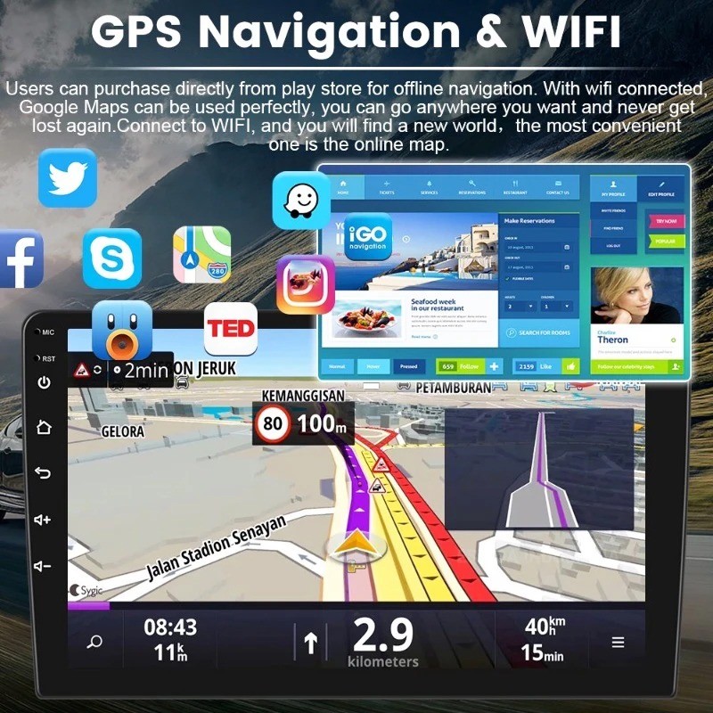 Evean Car Android Player For PROTON Exora/Waja 10.1" 2DIN Car Radio ...