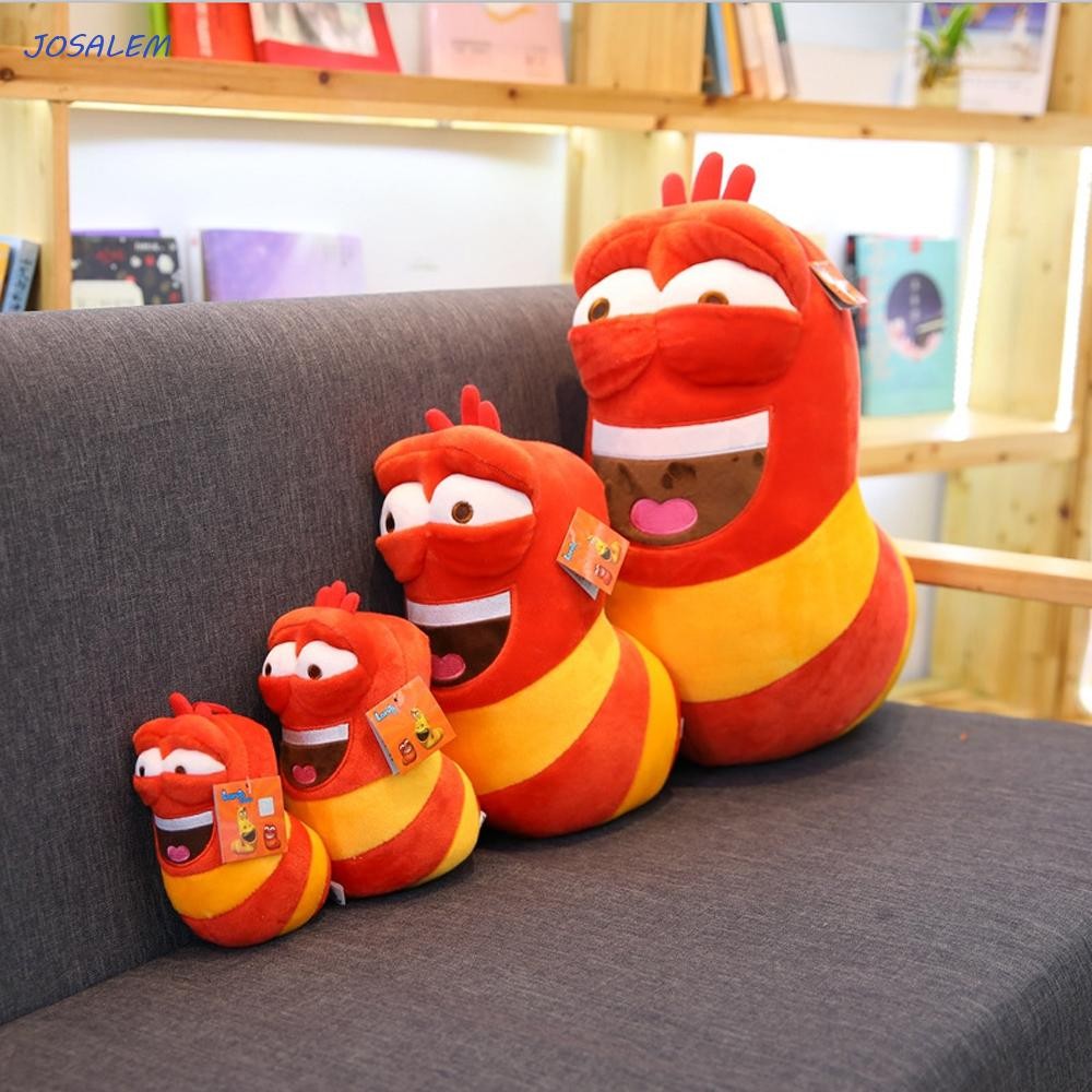 JOSALEM Larva Plush Toys Kid Red/Yellow Funny Birthday Cartoon Korean ...