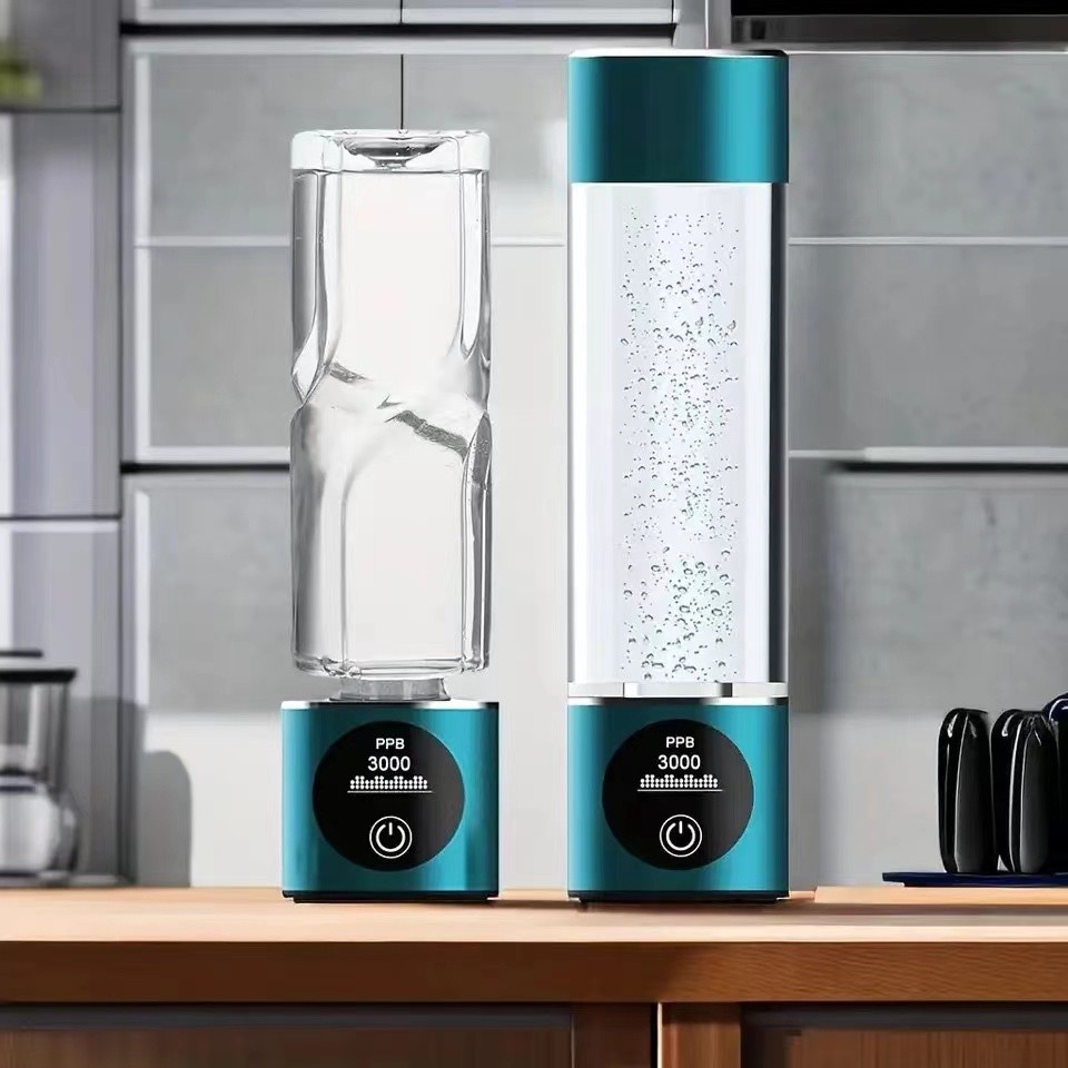 Molecular Hydrogen Water Generator Bottle DuPont SPE+PEM Dual Chamber ...