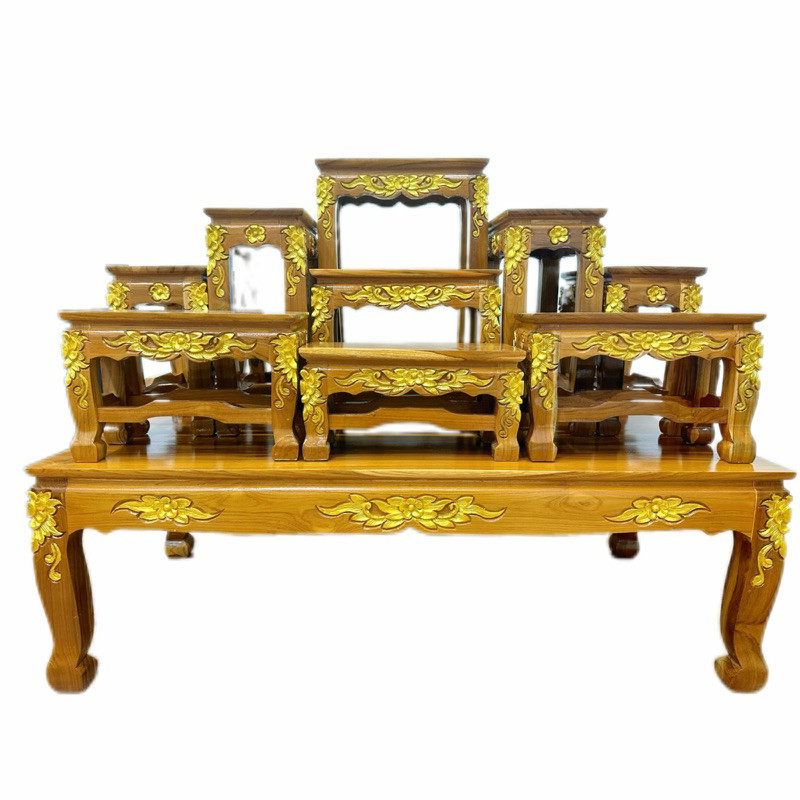 泰国神像实木祭坛桌 手工雕刻拜神桌 供神桌 神台Tokh Mhu Tempat Sembahyang Altar Table praying ...