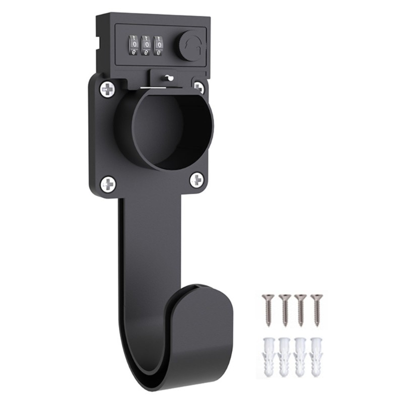 HL Wall Mount EVs Charges Cable Holder with Secure Combination Lock ...