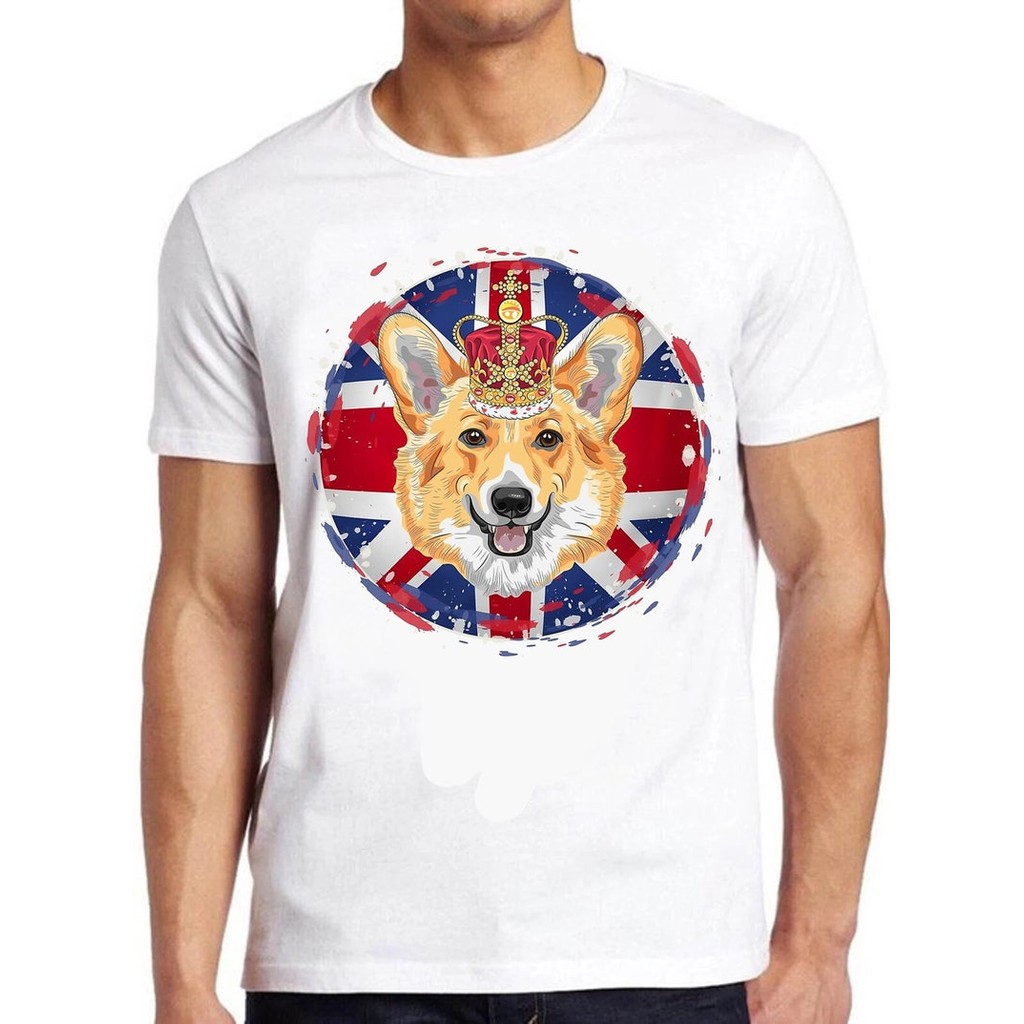 Platinum Jubilee Corgi Crown King Coronation Union Jack Flag Meme Gift ...