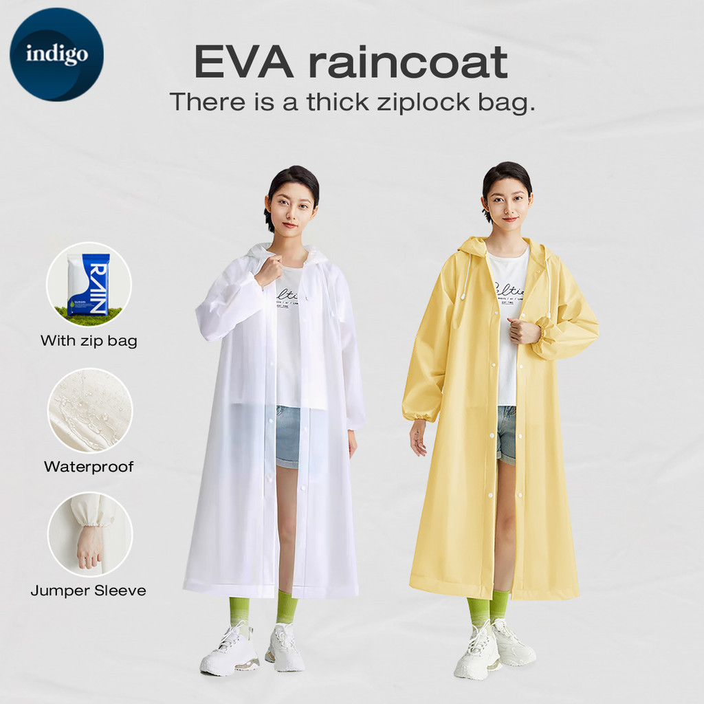【Agate Design】Women Men Thick Waterproof RainCoat Outdoor Travel ...