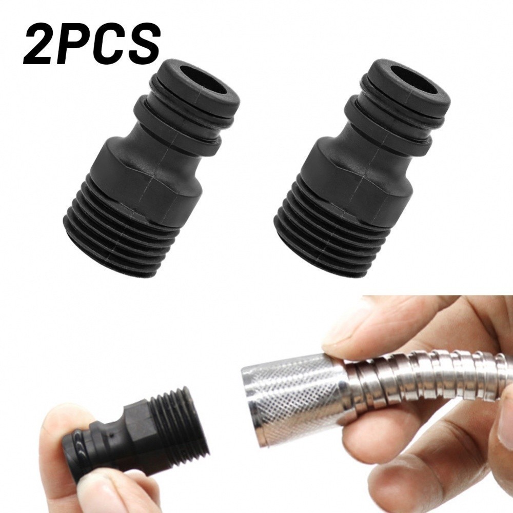 WHOOPS~2PC 1/2" BSP Threaded Tap Adaptor Quick Connector Fitting ...